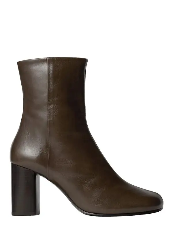 LEMAIRE Anatomic 80 Leather Boots - Brown