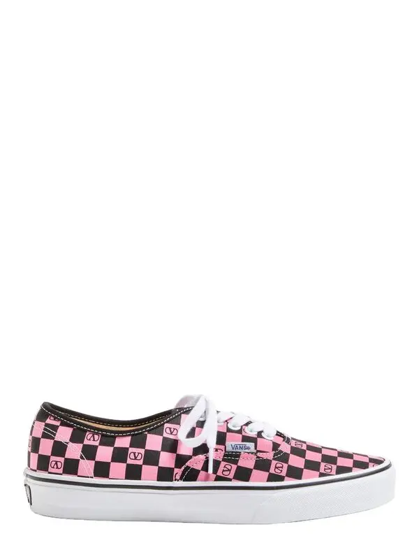 Valentino Garavani And Vans Vlogo Checkerboard Trainer - Pink Orchid/black