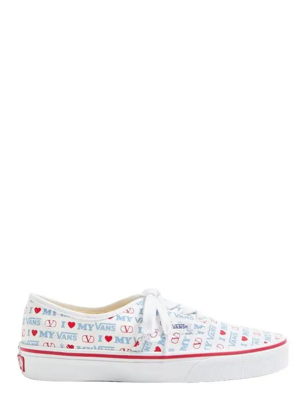 Valentino Garavani And Vans Low-top Trainer - White/rouge Pur/sky Blue
