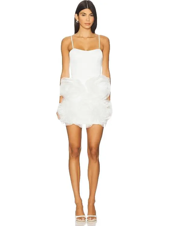 ELLIATT Asher Flower Mini Dress - Ivory
