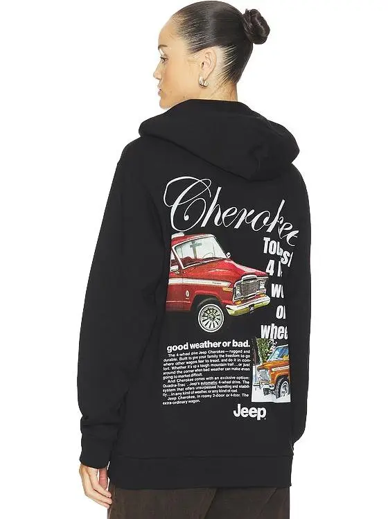 PHILCOS Jeep Cherokee Hoodie - Black