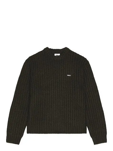 Obey Bold Chunky Sweater - Rosin