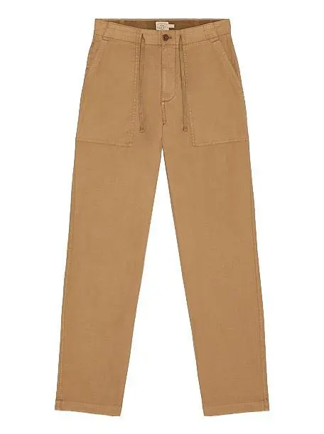 Faherty Brand Dune Utility Pant - Wood Bark