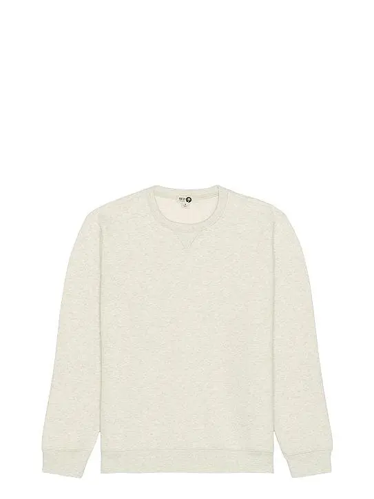 Barefoot Dreams Fleece Crewneck Sweatshirt - Heather Cream