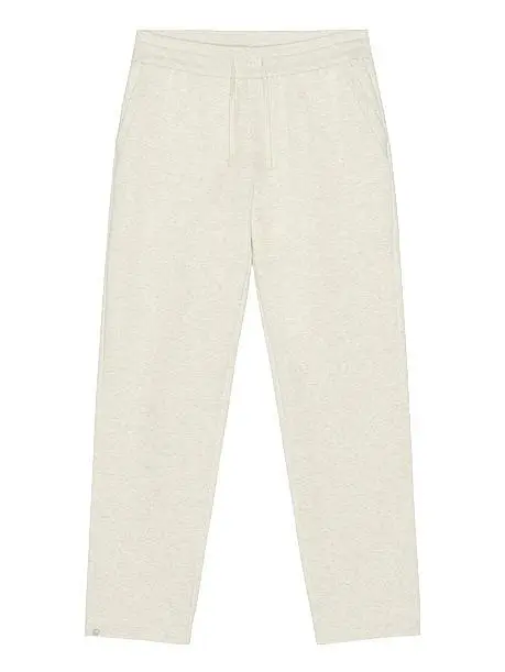 Barefoot Dreams Fleece Track Pant In Cream - Heather Cream