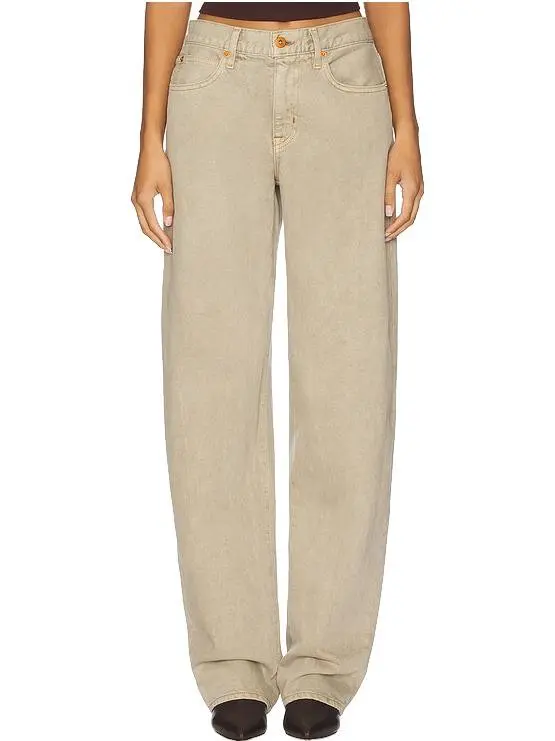 SLVRLAKE Tess Long Jeans - Sand Dune