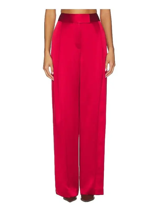 THE SEI Relaxed Trouser - Ruby