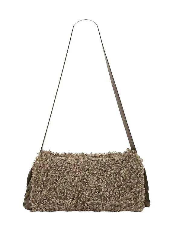 Norma Kamali Muff Bag - Bark