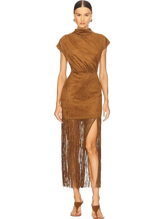 Saylor Astelle Dress - Taupe