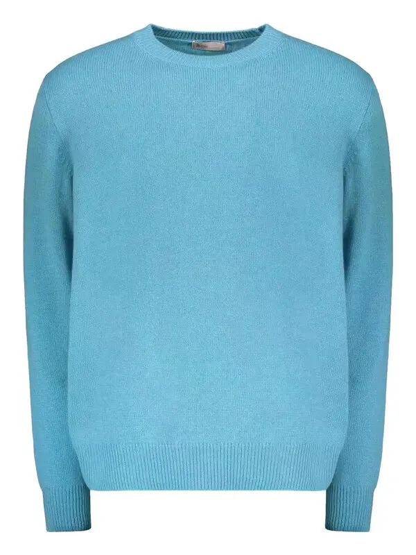 Herno Cashmere Crew Neck Sweater - Blue