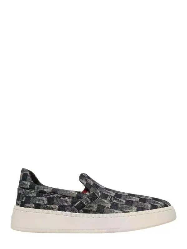 Bally Slip-on Patterned Trainers - Blue
