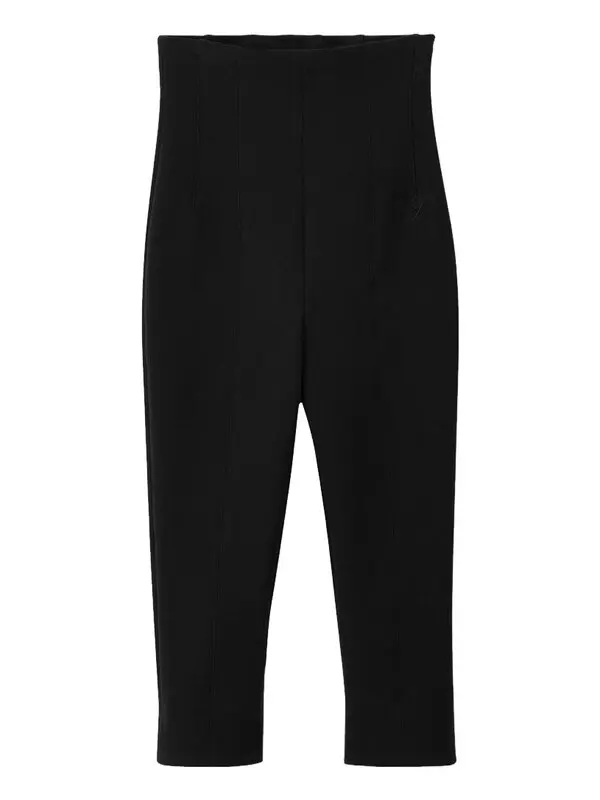 Jacquemus Stretch Capri Pants - Black