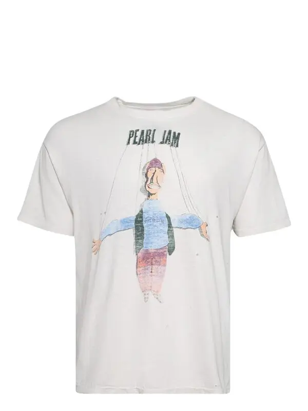 EARTHLING VIP Pearl Jam Vintage Tee White - A