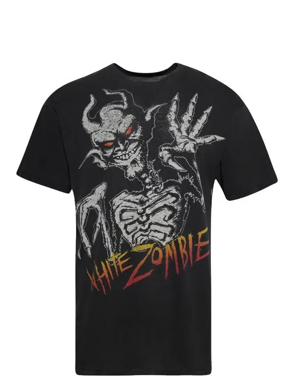 EARTHLING VIP White Zombie Vintage Tee Black - A