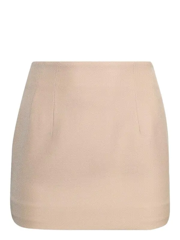Wardrobe.NYC Contour Mini Skirt - Khaki