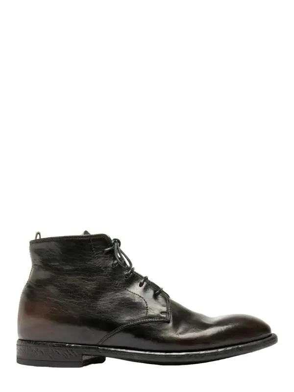 Officine Creative Emory Lace-up Leather Boots - Black