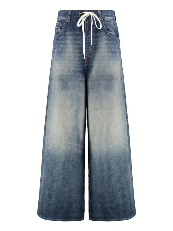 MAISON MARGIELA Wide-leg Jeans - Navy