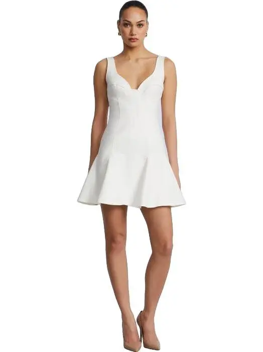 Bcbgmaxazria Solid Godet Dress - Jasmine