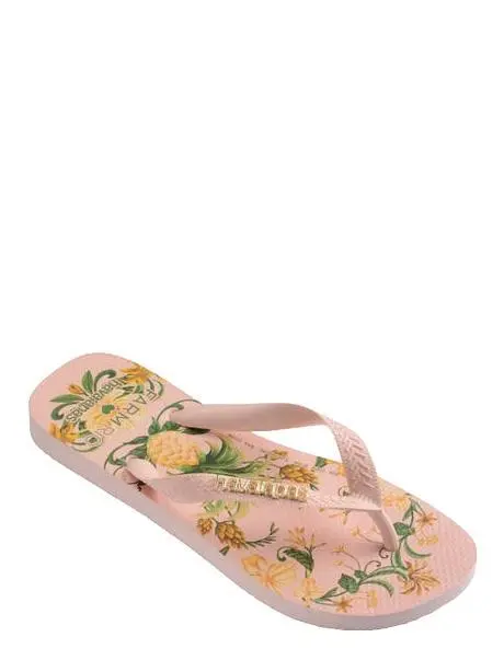 Havaianas X Farm Rio Botanical Beauty Flip Flop - Ballet Rose