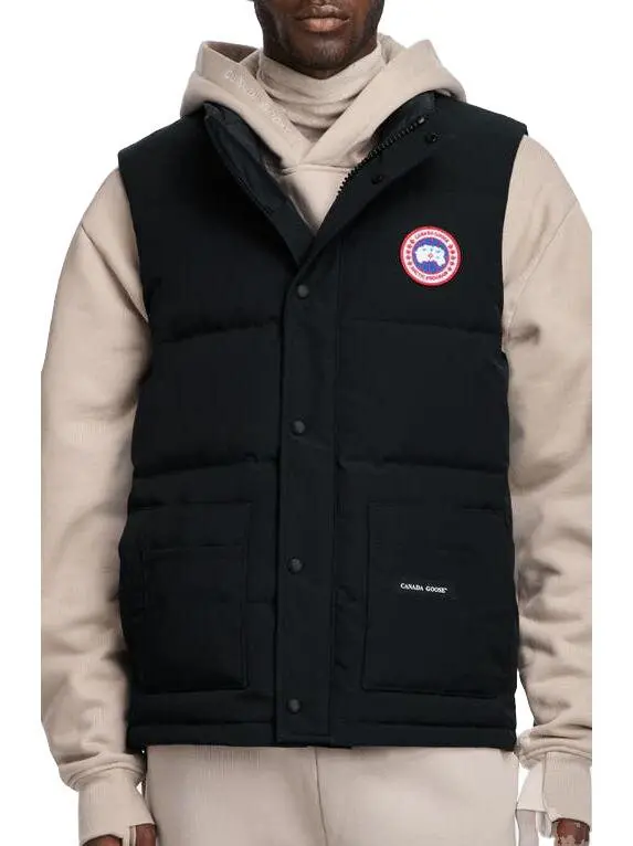 Canada Goose Freestyle Water-repellent Down Vest - Black - Noir