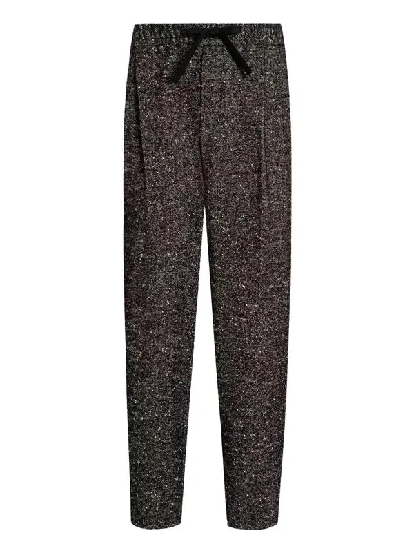 Dolce & Gabbana Side-pockets Drawstring Trousers - Black