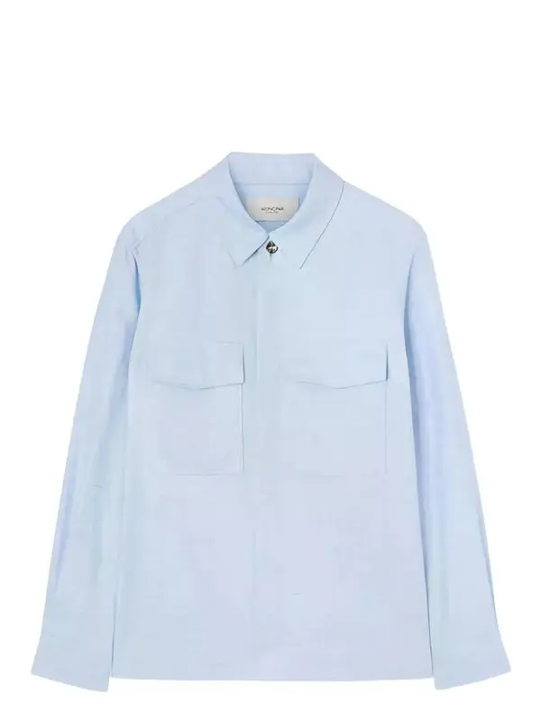 Agnona Linen Shirt - Blue