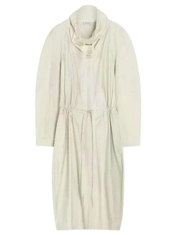 LEMAIRE Vareuse Long-sleeve Drawstring Dress - Neutrals