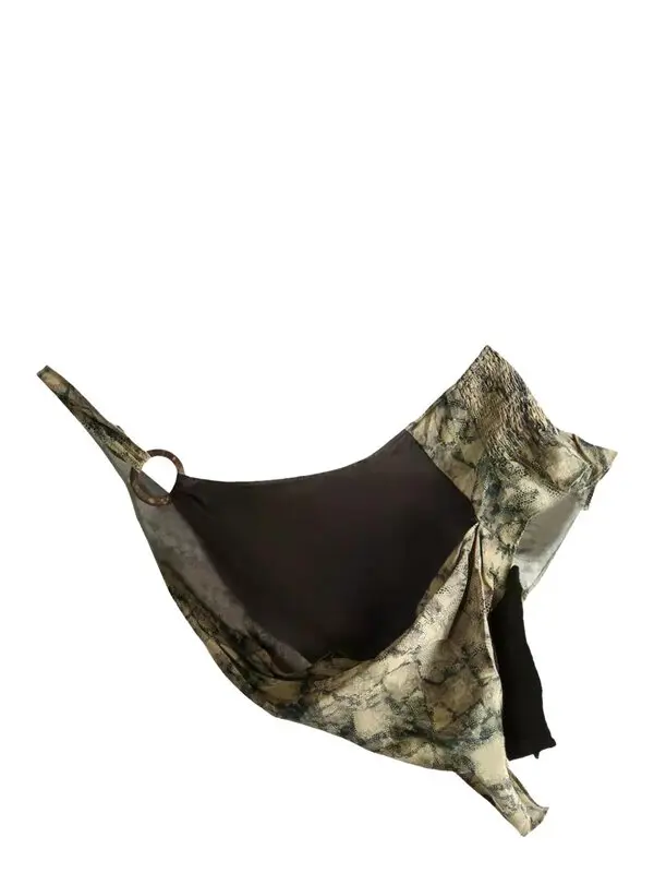 YANGKEHAN Floral-print Halterneck Top - Neutrals