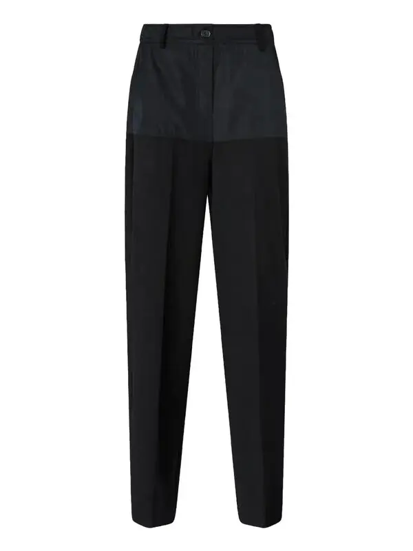 Pinko Panelled-design Trousers - Black