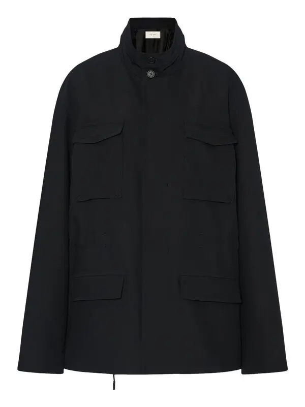 THE ROW Tanith Jacket In Virgin Wool - Black