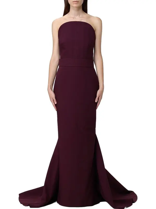 Solace London Dress - Burgundy