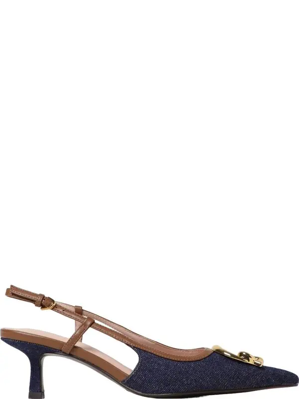 COCCINELLE Pointed Toe Slingback Pumps - Blue