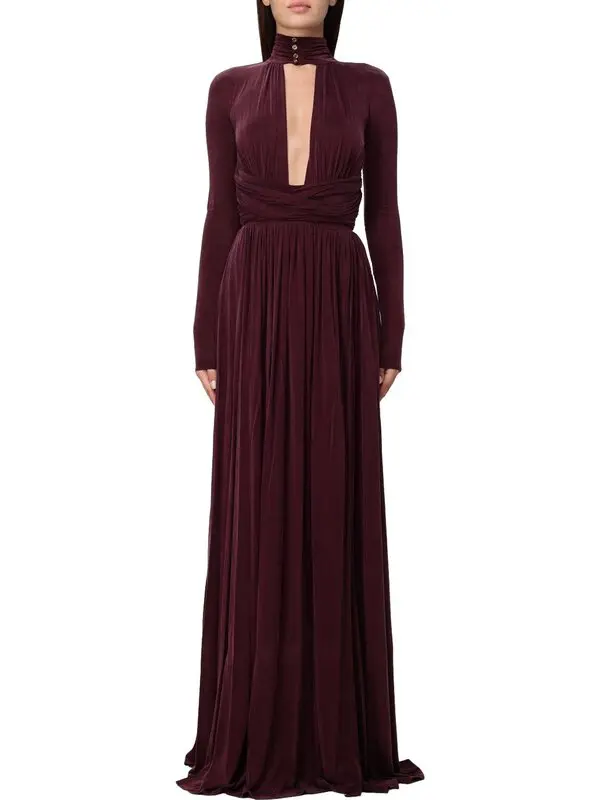 Elisabetta Franchi Elegant Dress - Wine