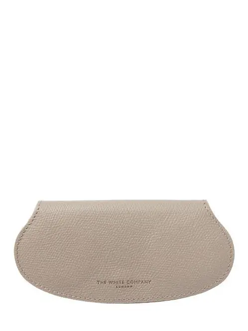 THE WHITE COMPANY Brand-embossed Leather Glasses Case - Hotchocola