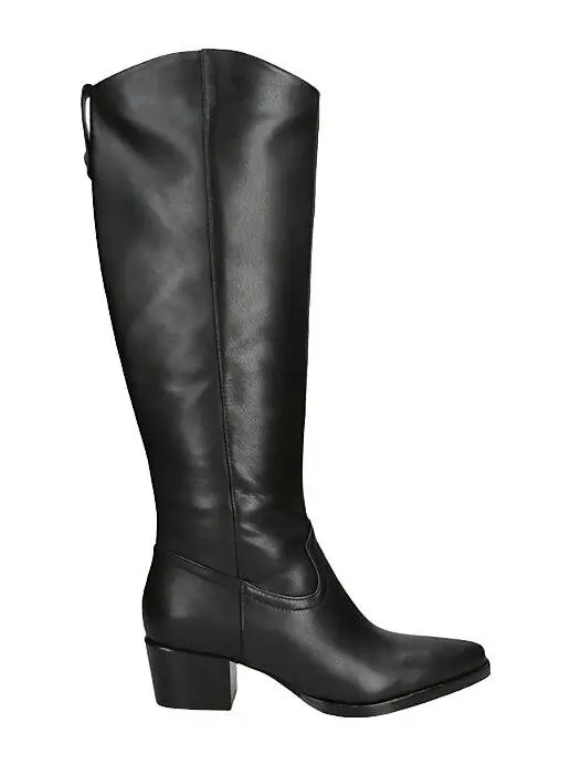 Dolce Vita Virona H2o Leather Heeled Boots - Black