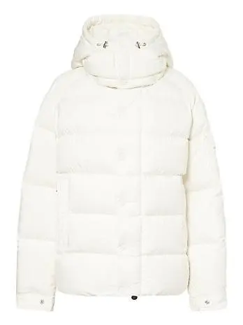 Moncler Maya Hooded Shell-down Jacket - Natural