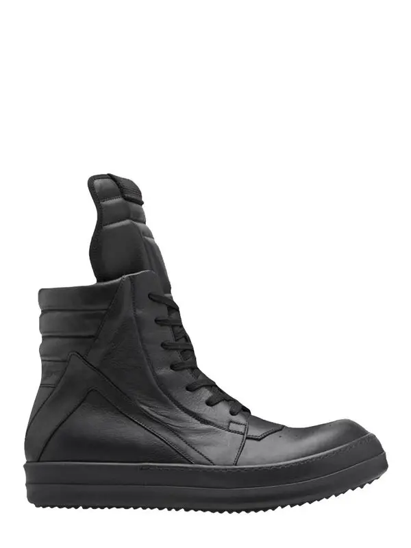 Rick Owens Geobasket 'triple Sneakers - Black