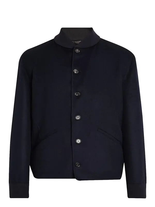 Loro Piana Rik Water-repellent Cashmere Blouson - Navy