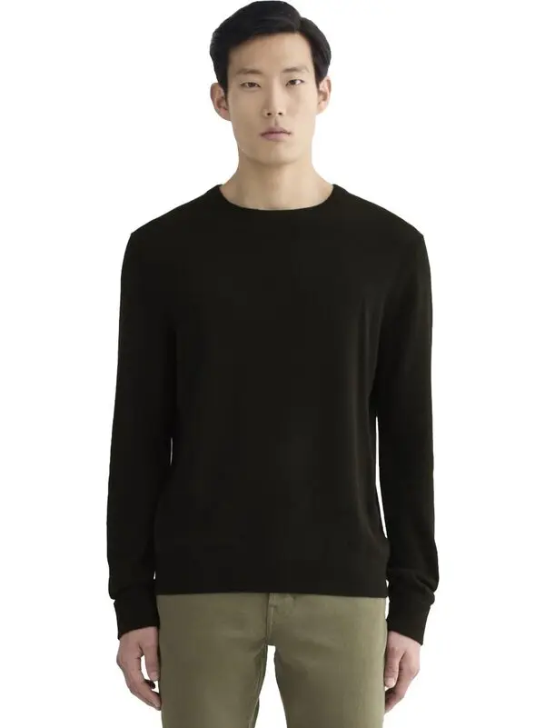 Everlane Cashmere Crew Sweater - Black