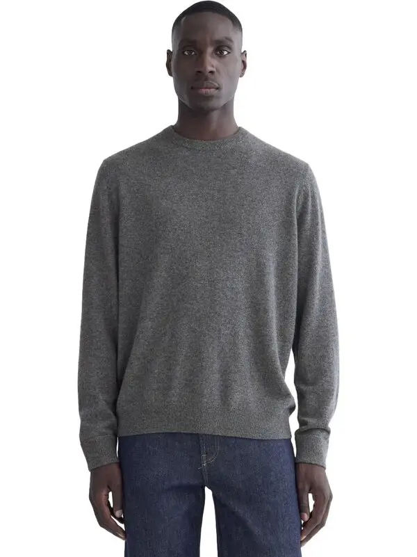 Everlane Cashmere Crew Sweater - Charcoal