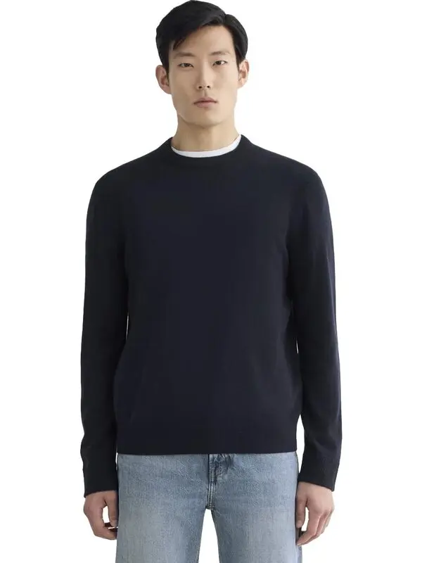 Everlane Cashmere Crew Sweater - Navy