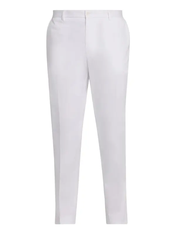 Dolce & Gabbana Maiolica Cotton Stretch Pants - Open White