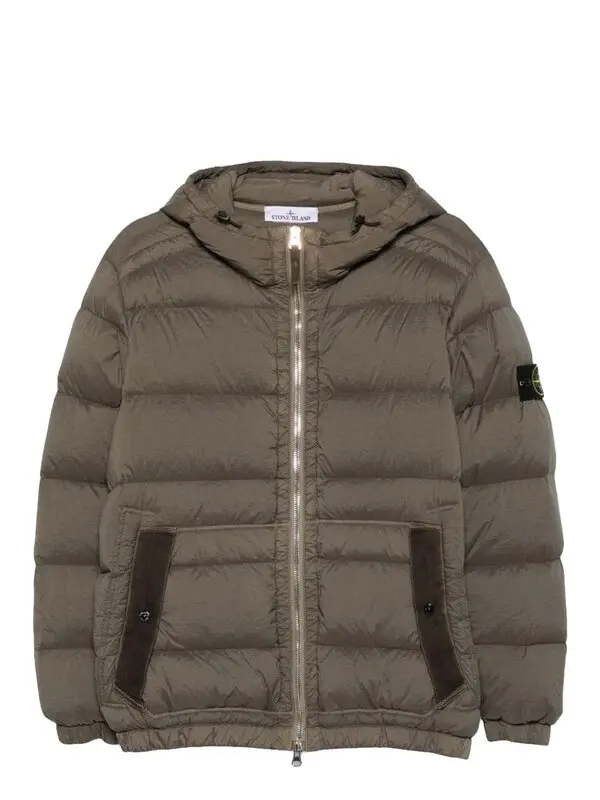 Stone Island Down Jacket - Green