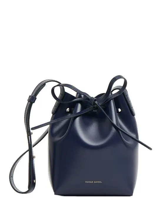 MANSUR GAVRIEL Mini Mini Bucket Bag - Blue