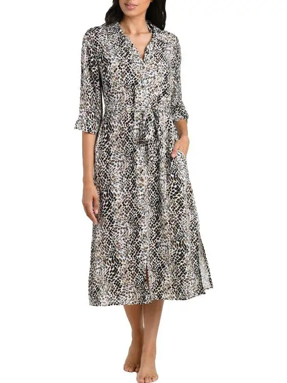 La Blanca Wild Whispers Shirtdress - Taupe