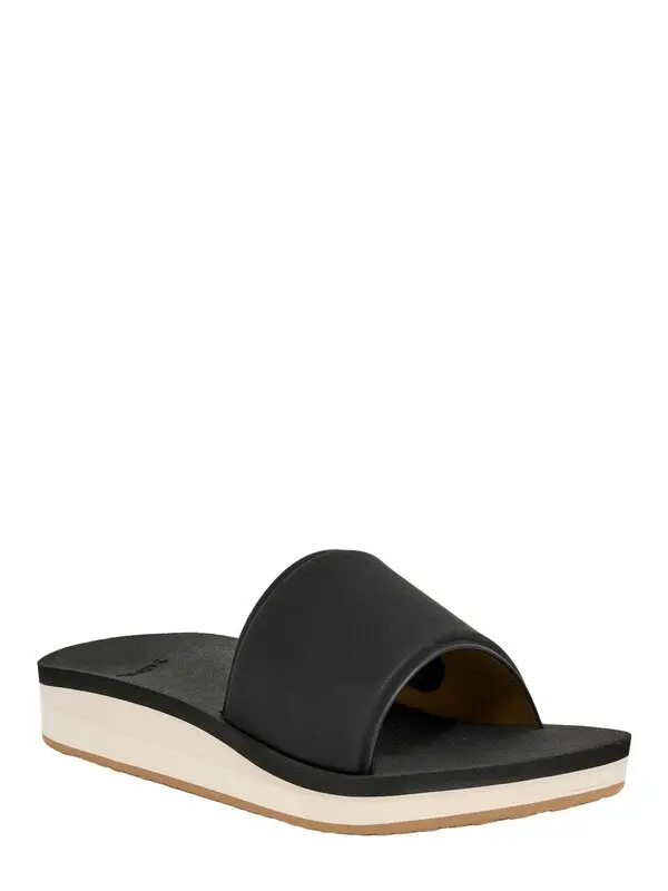 Sanuk Highland Slide Sandal - Black