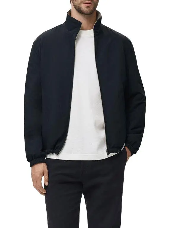 Mango Reversible Water-repellent Jacket - Navy/grey