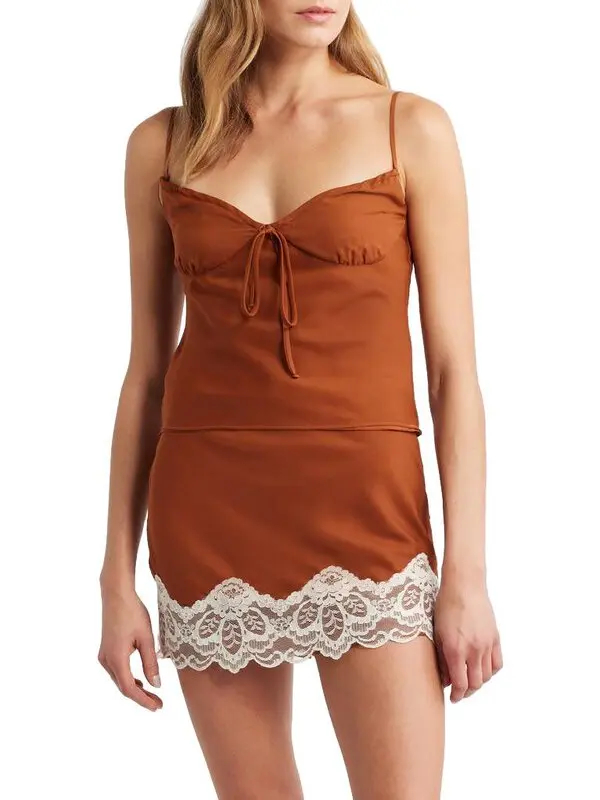 BELLA VENICE The Josephine Camisole - Brown