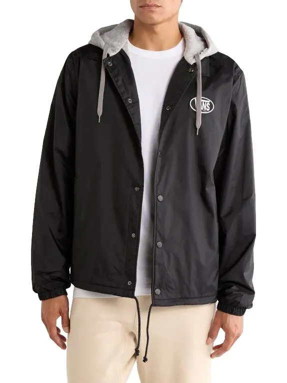 VANS Riley Hooded Coach's Jacket - Black
