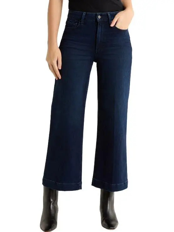 Paige Anessa High-waist Ankle Wide-leg Jeans - Bespoke